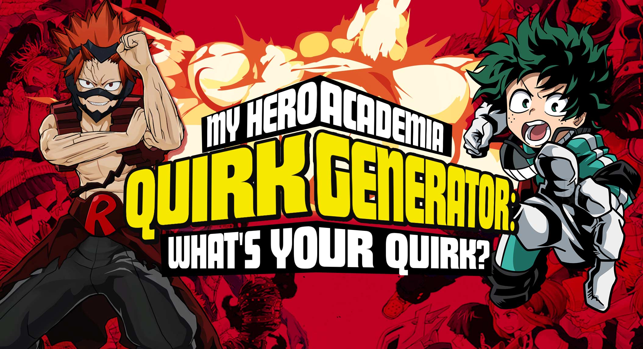 My Hero Academia Quirk Generator What s Your MHA Quirk BrainFall